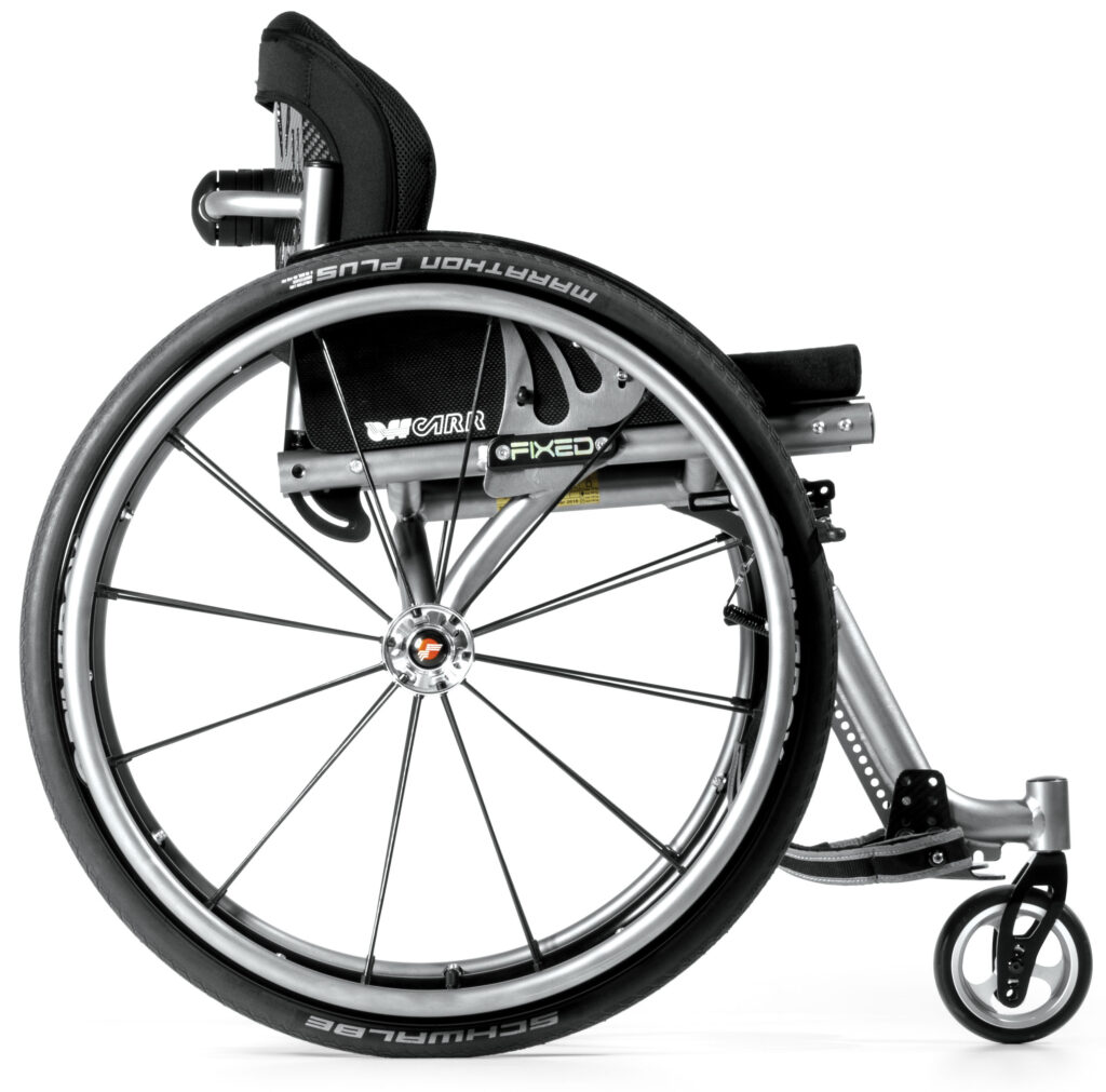 Orthopaedic ultralight wheelchair with rigid frame FIXED | OFFCARR SRL